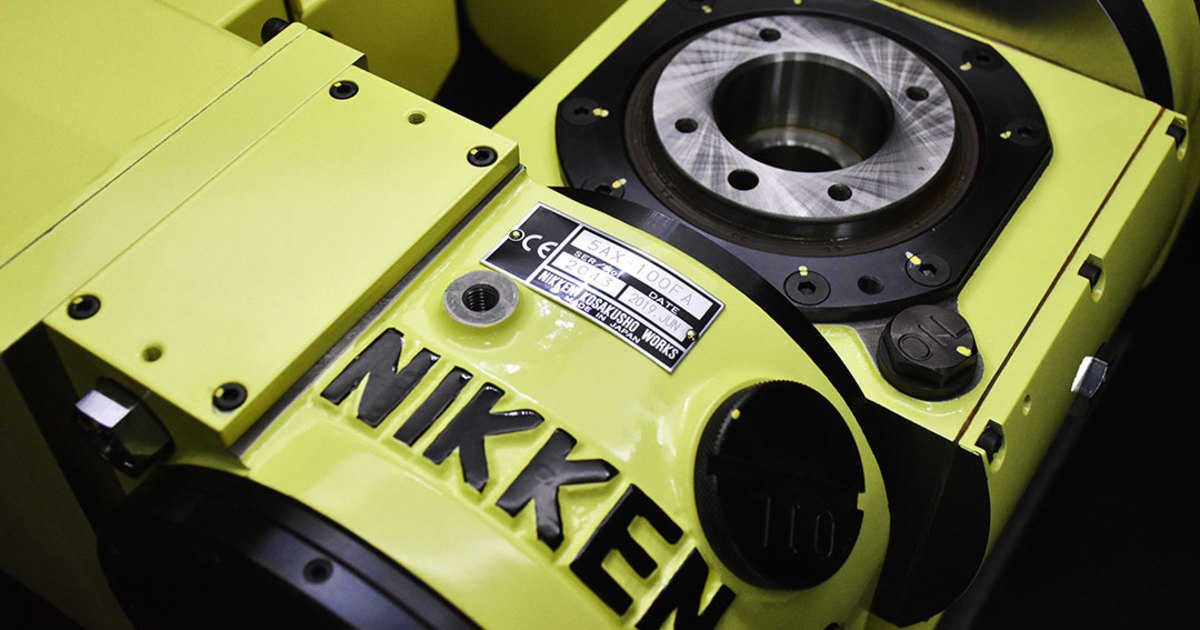 This Is Compact Precision: 5AX-100 Rotary Table | Nikken